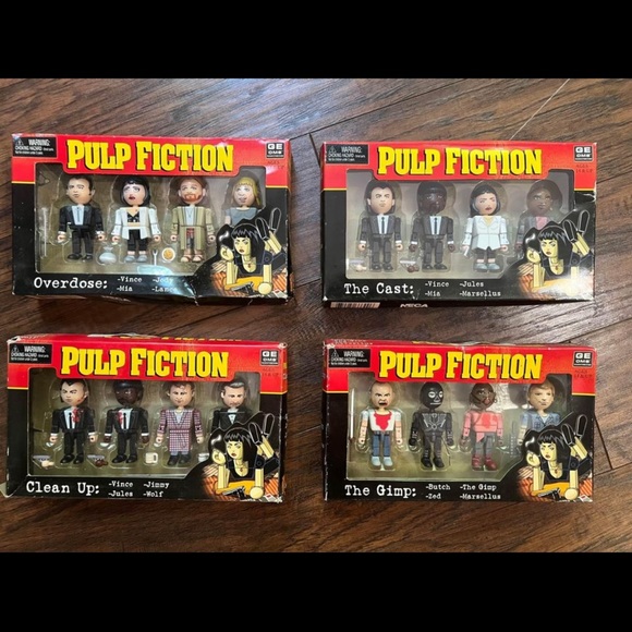 Toys | Neca Pulp Fiction Complete Set Collecting Figures | Poshmark